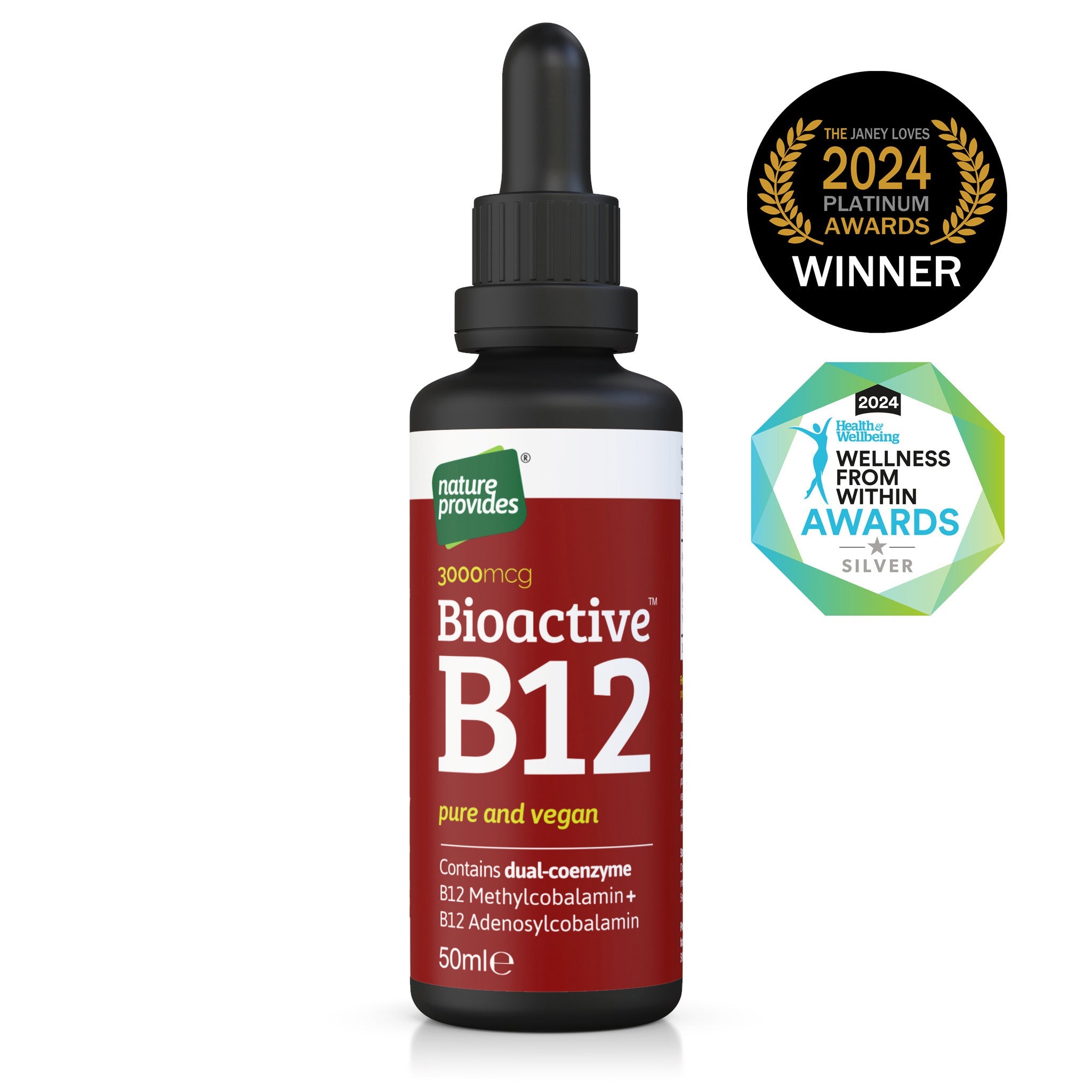 Liquid Vitamin B12 (3000mcg) - 50ml | MADE IN UK | Like B12 injections
